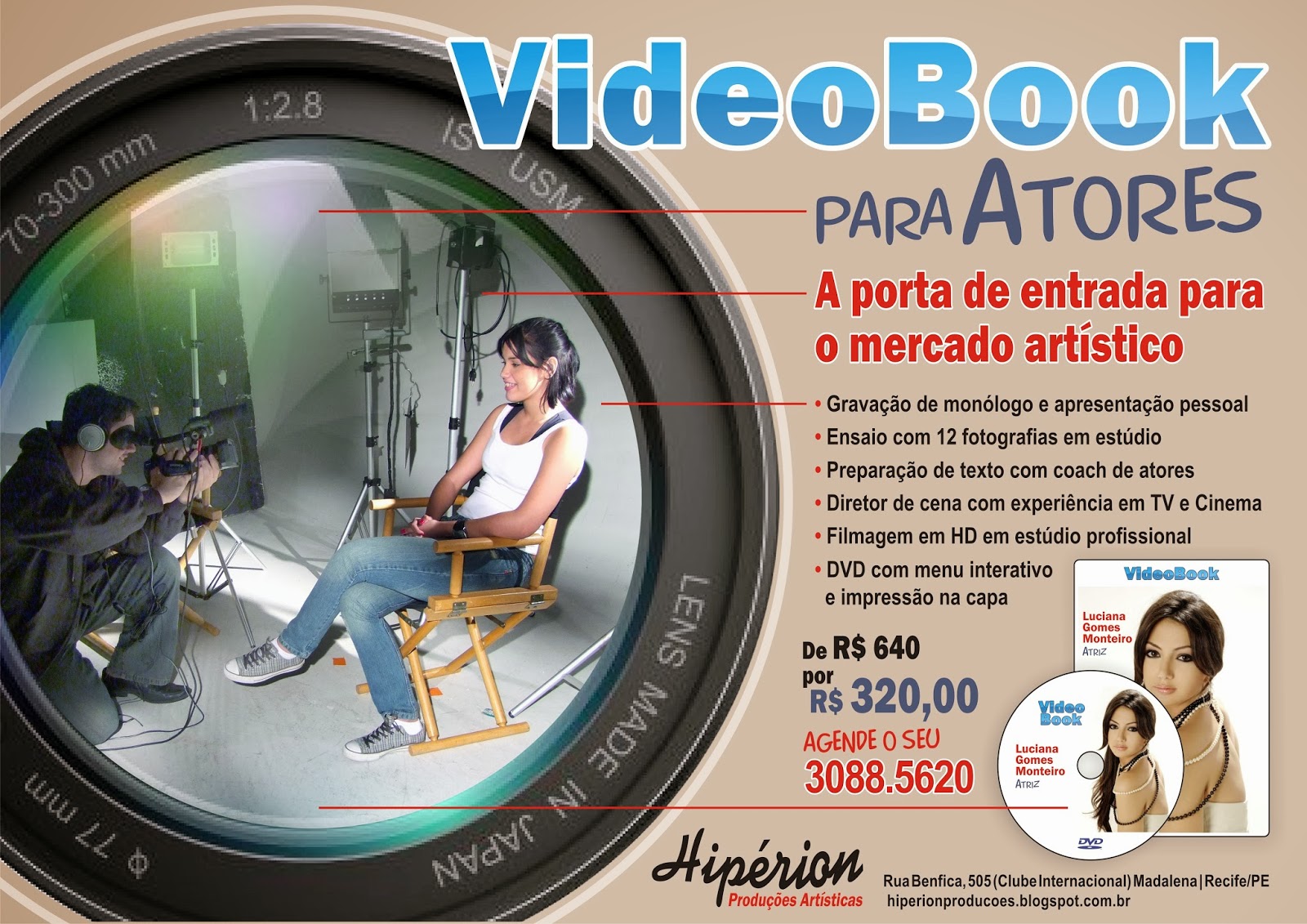 .: Promoção de VideoBook para Atores