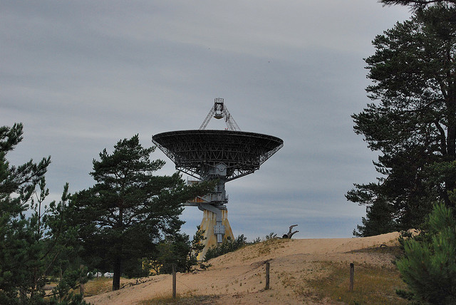 Rusadas: El radio telescopio de Irbene, Letonia