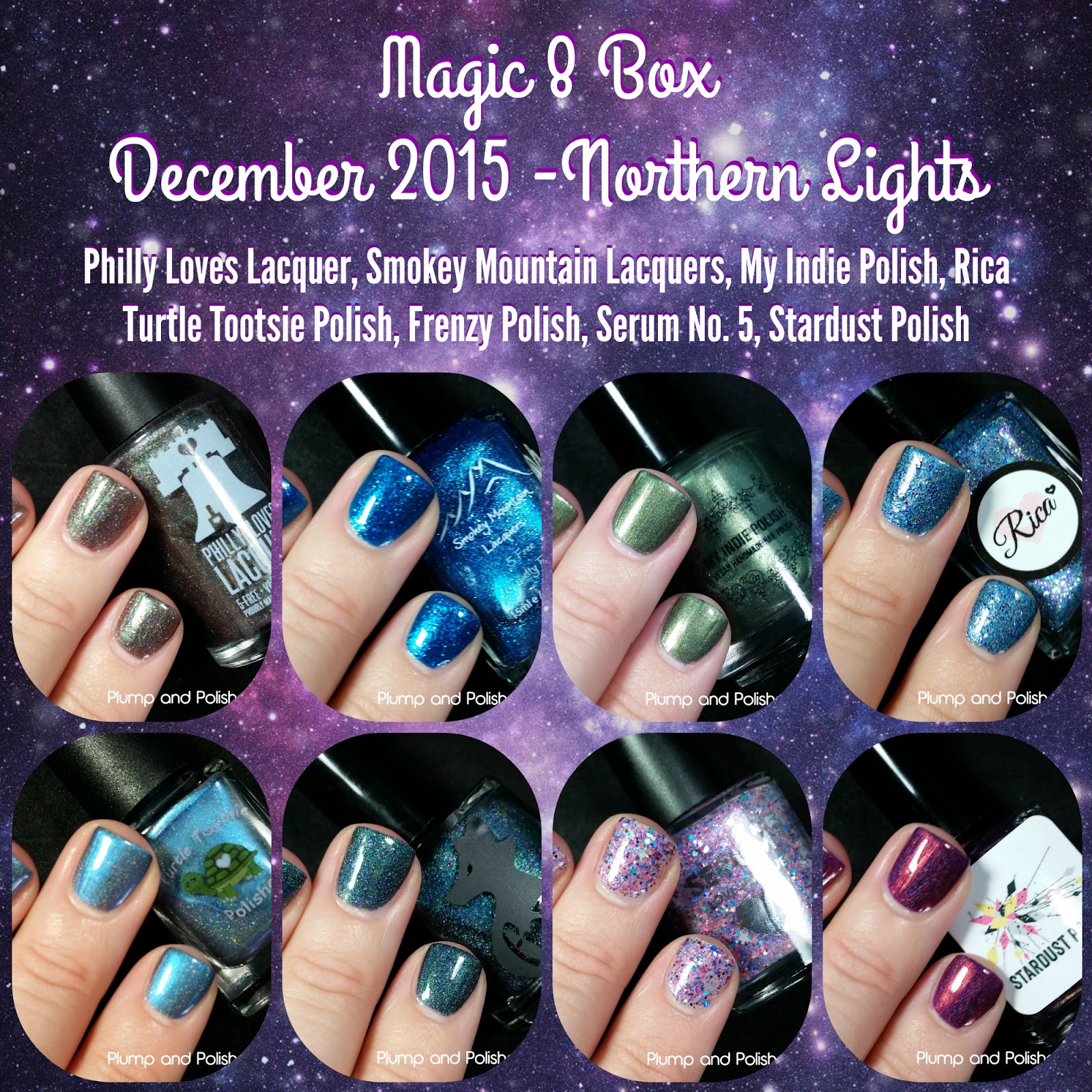 Plump and Polished: Magic 8 Box - Northern Lights [December 2015]