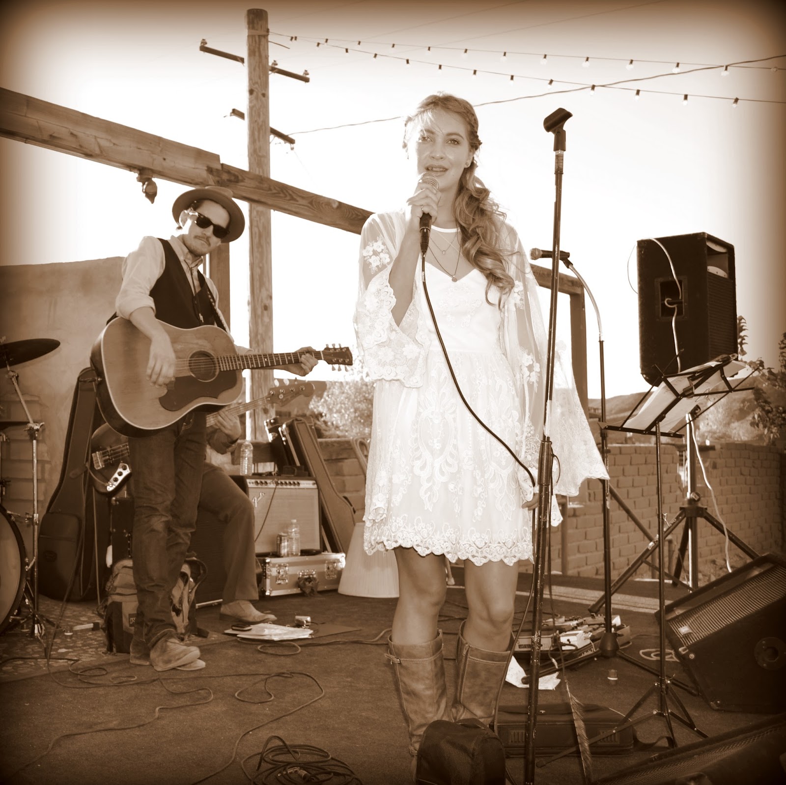 PAUL CHESNE BAND: Sarah & Rich done got hitched...