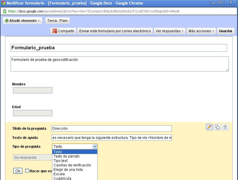 Geoinformación: Crear formulario con mapa de geocodificación con una ...