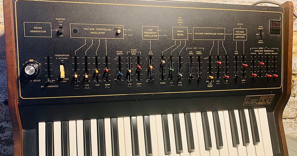 MATRIXSYNTH: ARP Axxe Monophonic Analog Synthesizer SN 1455