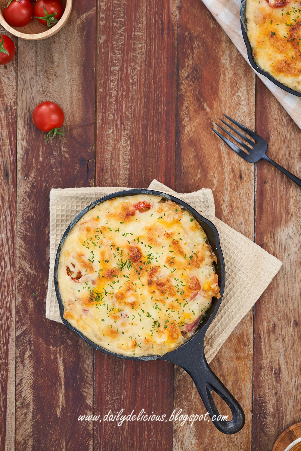 dailydelicious: Shrimp Doria (Rice with white sauce and shrimp)