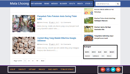Mengenal dan Cara Mengatur Menu Navigasi Untuk Blogger - ekonomibasis