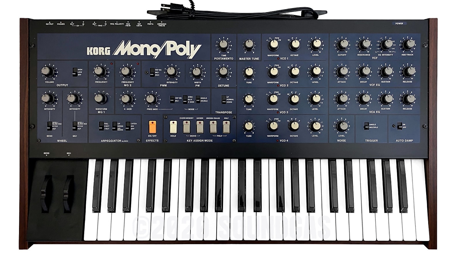 MATRIXSYNTH: Korg MP-4 Mono/Poly SN 379516 w/ Soft Case & Boxed PS-1 ...