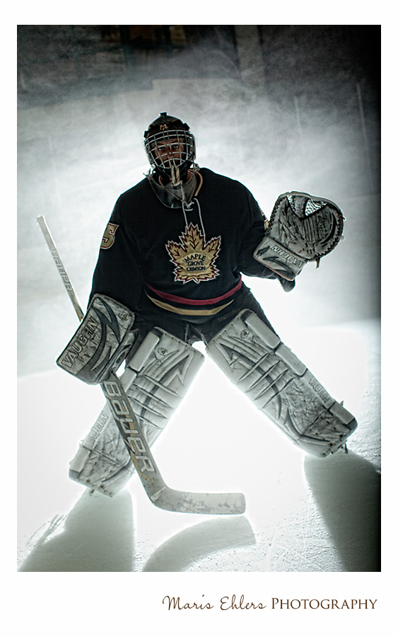 The Guy Behind the Mask - Maple Grove Hockey Goalie Senior Pictures ...