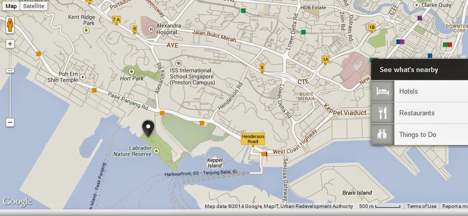 Labrador Park Singapore Location Map | Alexandra Meier