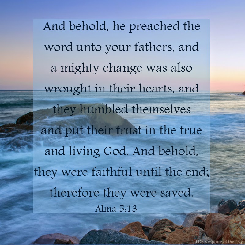 LDS Scripture of the Day: Alma 5:13