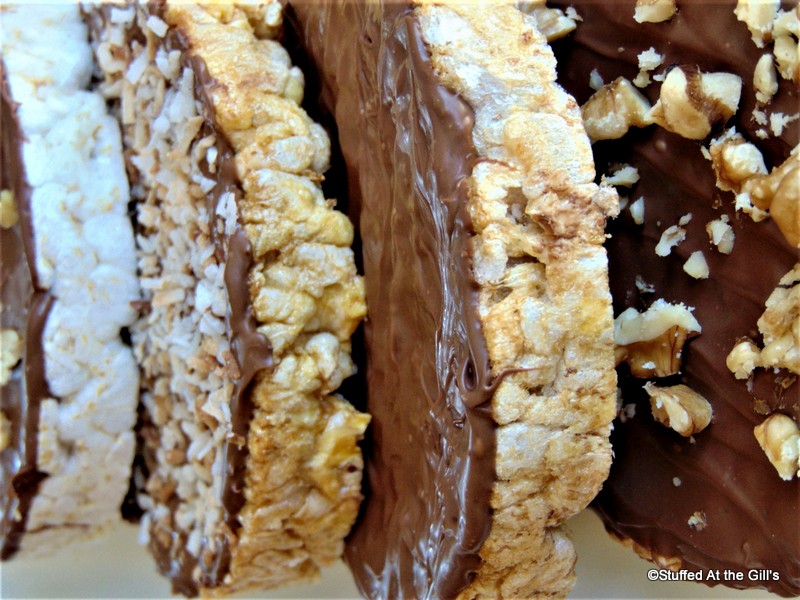 Chocolate Covered Rice Cakes