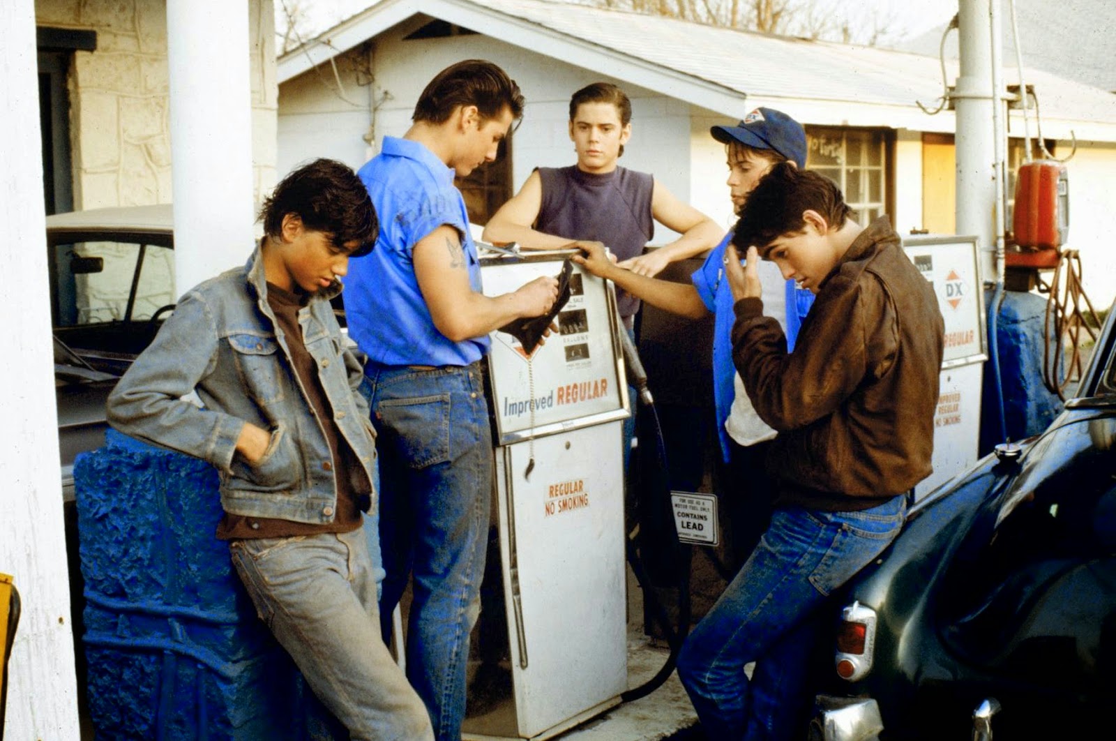 The Greasers from Francis Ford Coppola's "The Outsiders" (1983 ...