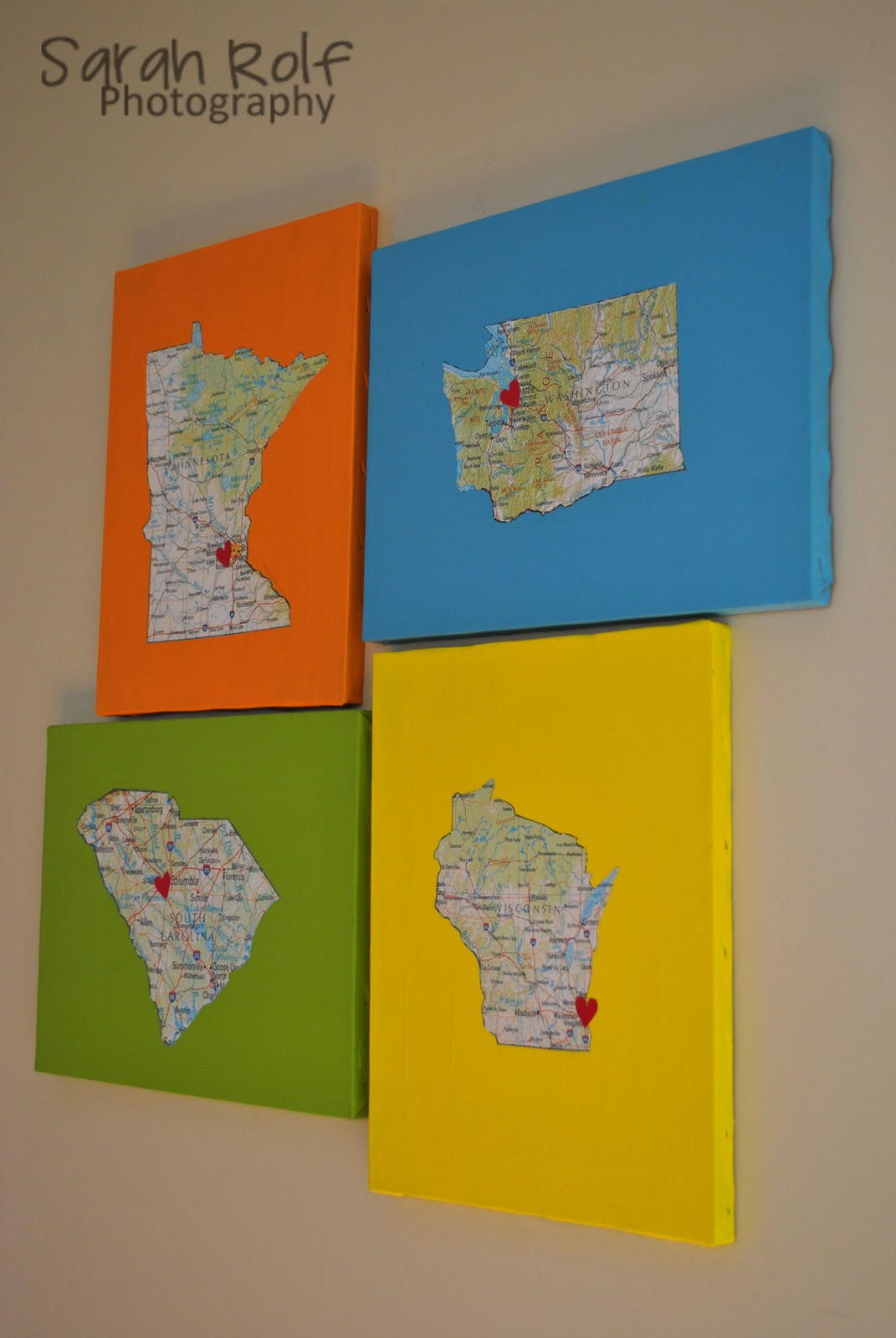 It's on the tip of my tongue...: Project Pinterest: Map Art