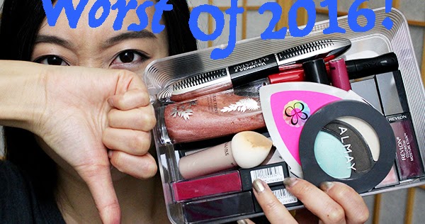 10 Worst Makeup Products of 2016! (High End & Drugstore)