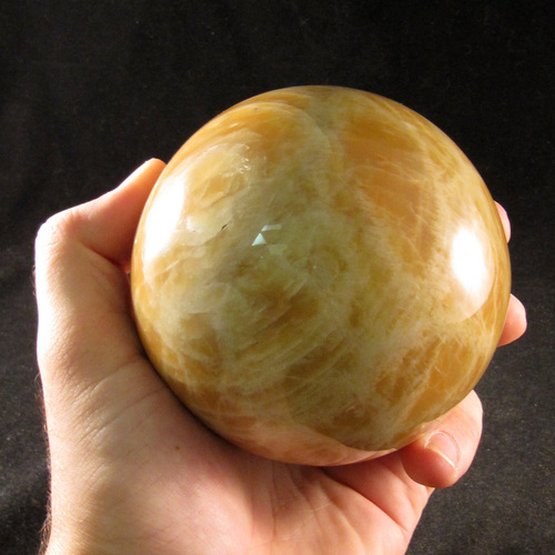Beautiful Golden Moonstone Sphere at Enter the Earth