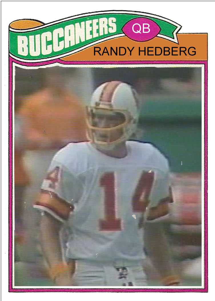 Updated Buccaneer football cards: 1977 Topps Buccaneers Updated