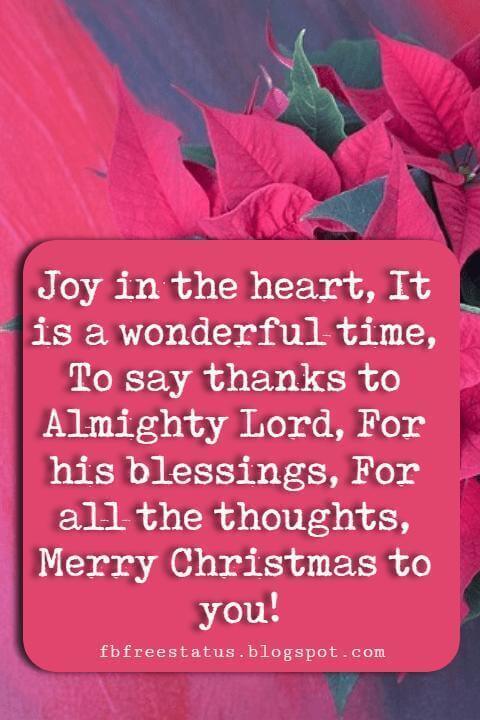 Religious Christmas Card Sayings, Quotes Greetings & Messages