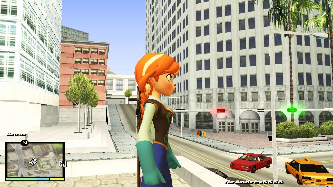 GTA-SA-Modificaciones: Skin Anna Disney Infinity GTA SA