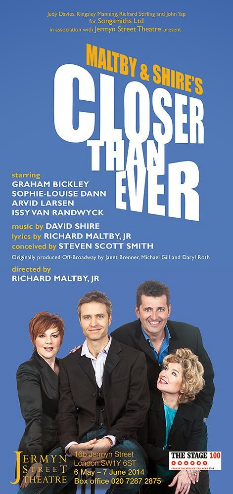 Musical Theatre News: Graham Bickley, Sophie-Louise Dann and Issy van Randwyck in Maltby & Shire ...