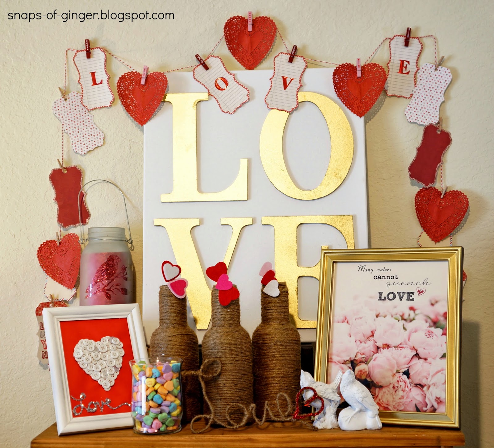 Snaps of Ginger: Valentine's Day Display