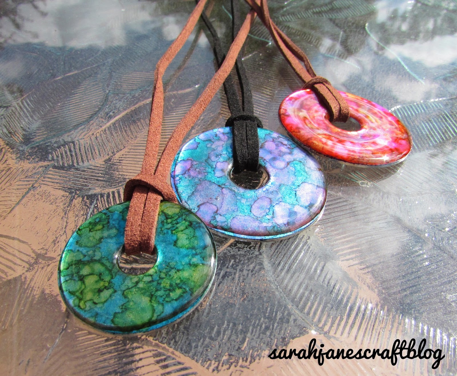 More Glazed Alcohol Ink Washers