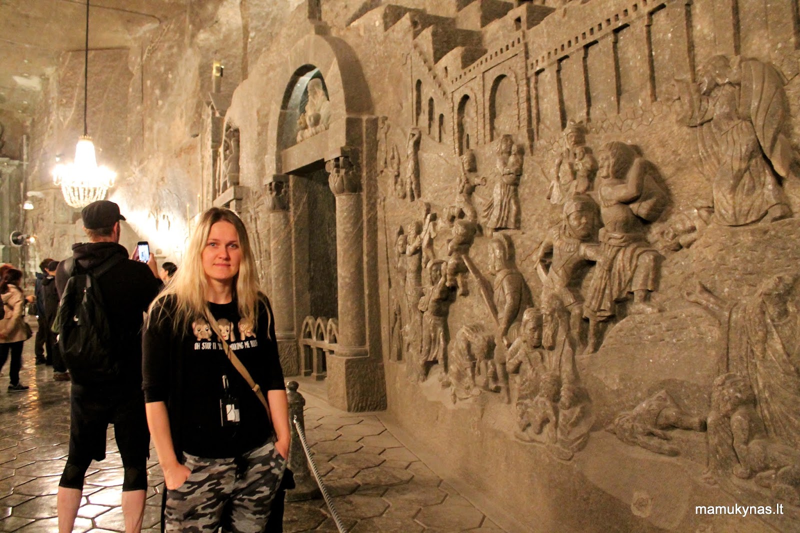 O mes jau ten buvom...: Lankome Lenkiją. Veličkos druskų kasyklos