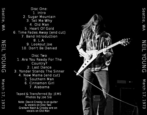 CALA LAND: Un bootleg al giorno - 17 marzo - Neil Young and the Stray ...