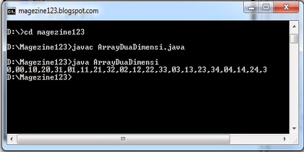 Penjelasan Mengenai Array Dan Contoh Programnya - Magazine Blog