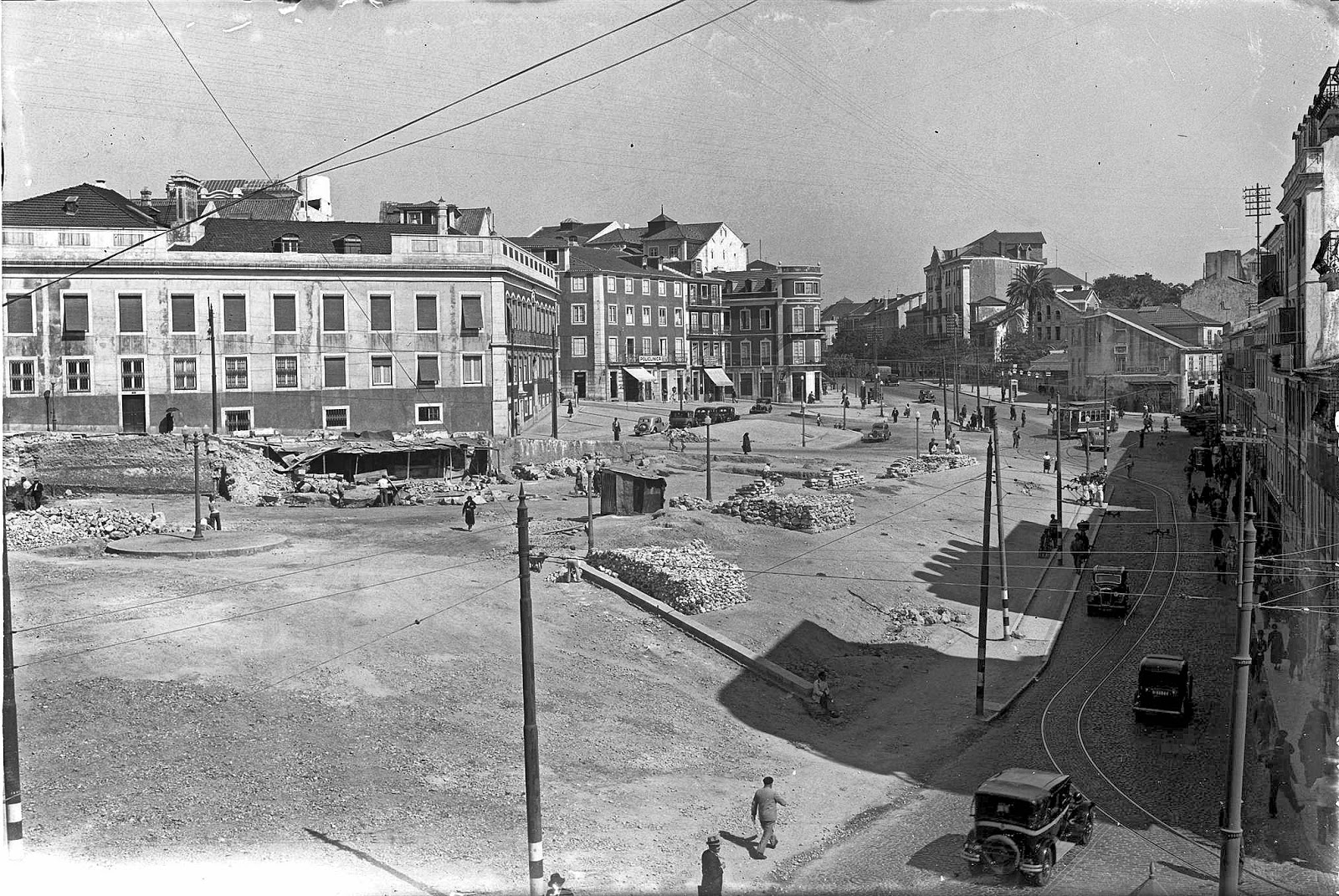 Lisboa de Antigamente: Largo do Rato: antes e após as demolições na ...