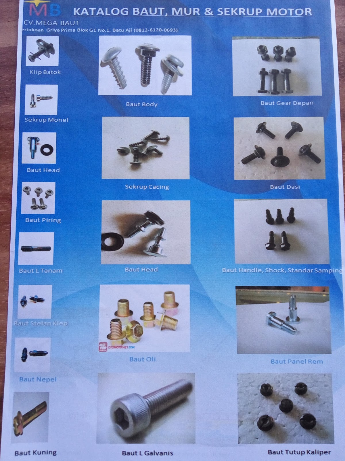MEGA BAUT BATAM: Baut Motor