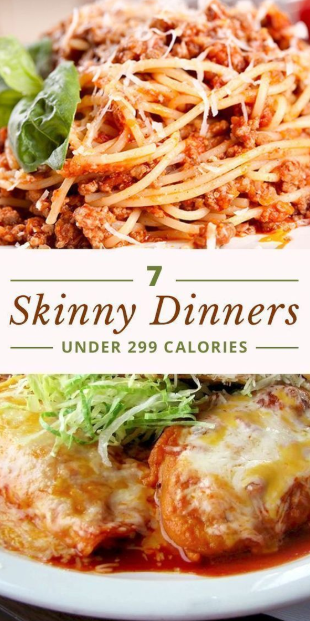 7 Skinny Dinners Under 299 Calories - healthy dinner recipe