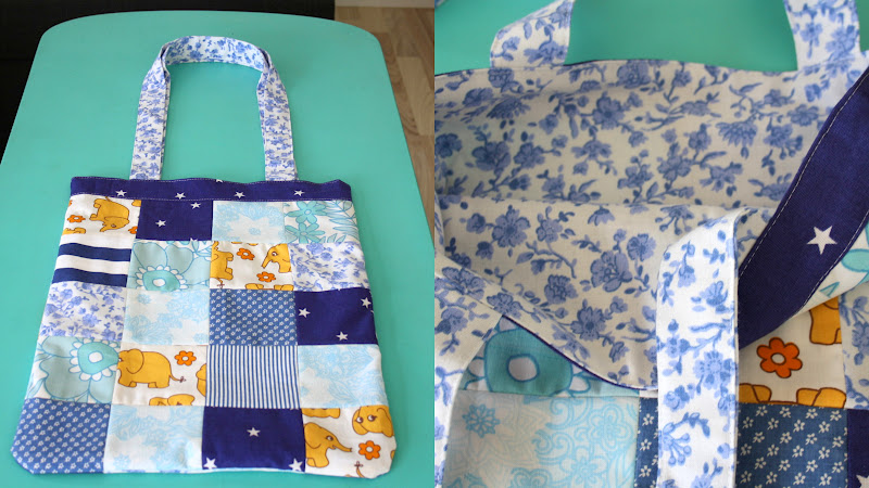 Westmose: Patchwork tasker til salg...