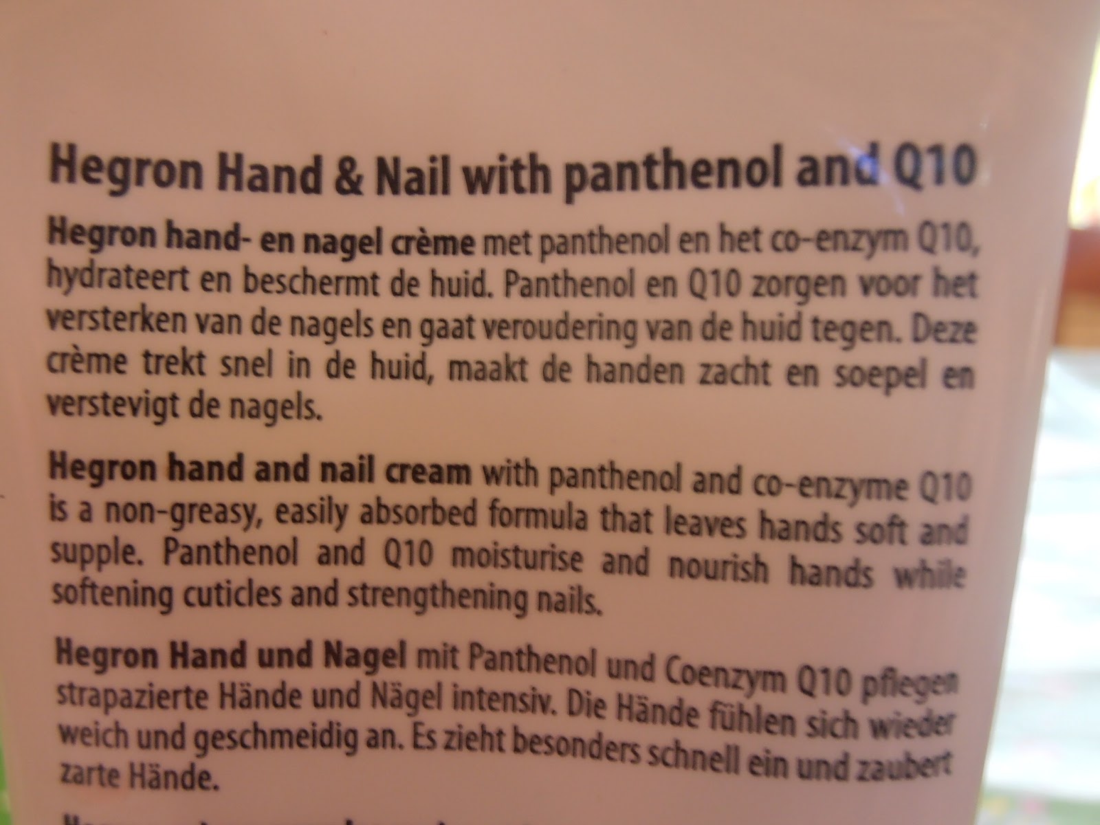 NagelsBijLisa: Review: Hand & Nagel crème van de action.
