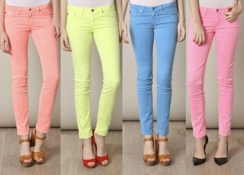 FASHION ON ROCK: COLORFUL JEANS TO BE