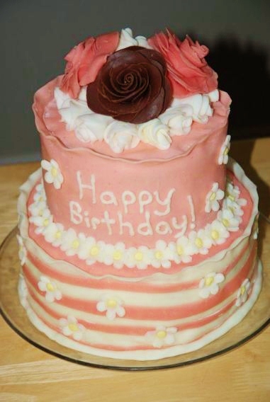 BaeBae Cakes: Modeling Chocolate wrapped birthday cake