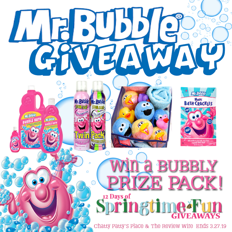 12 Days of Spring Giveaways - Day 2 Mr Bubble Prize Pack