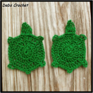 Crochetpedia: 2D Crochet Turtle Applique