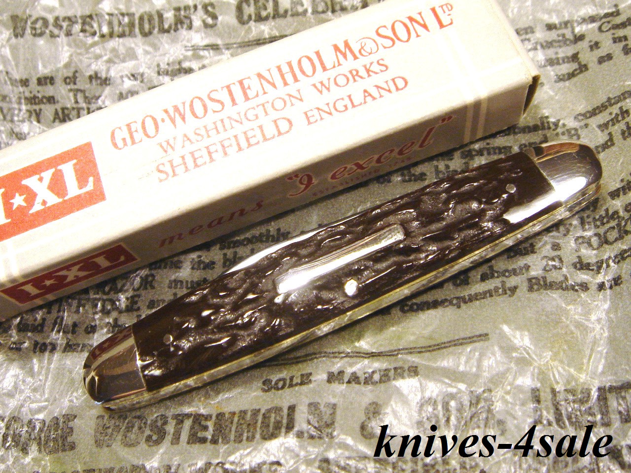 knives-4sale: IXL George Wostenholm Sheffield England Bone Equal End ...