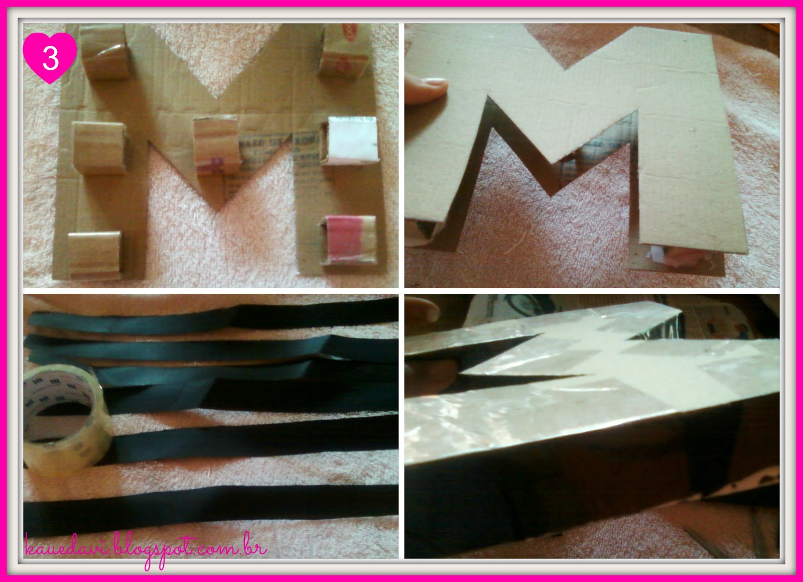 Como fazer letras em 3d - Cereja Feminina