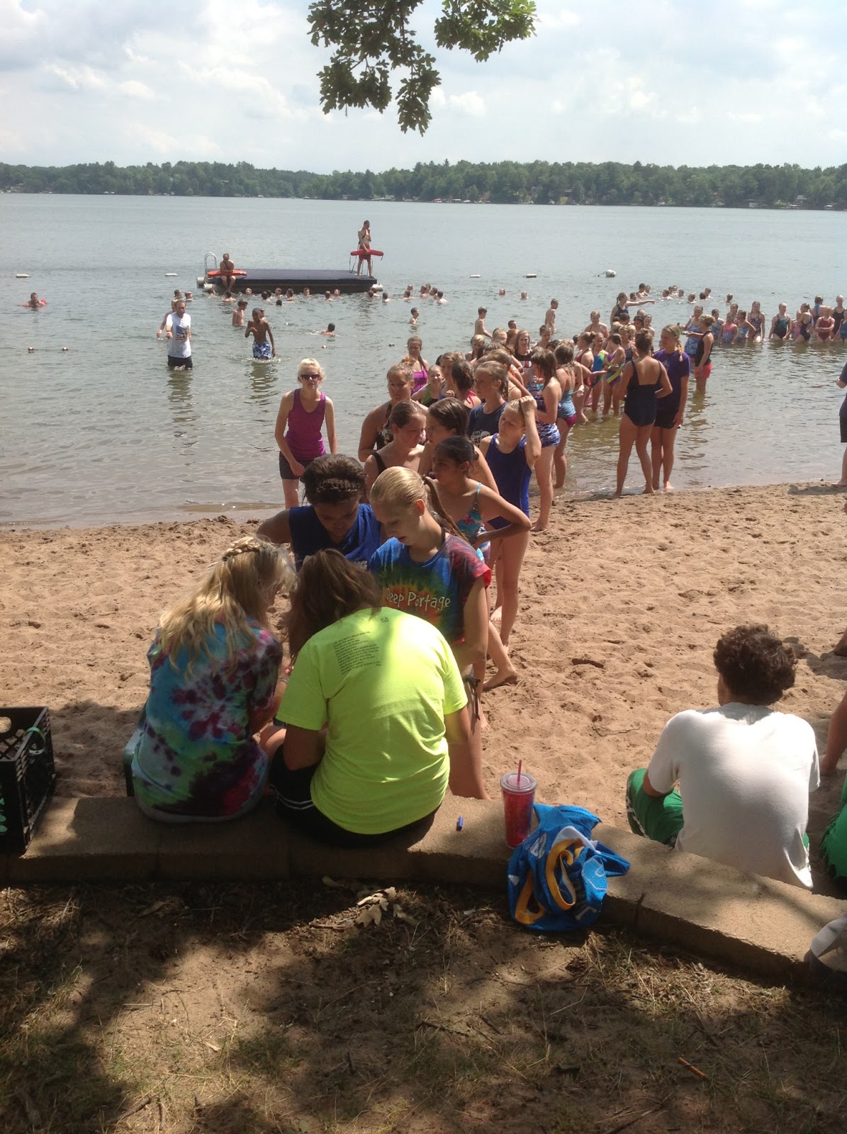 Wapo Bible Camp Youth Blog: Swimming Tests