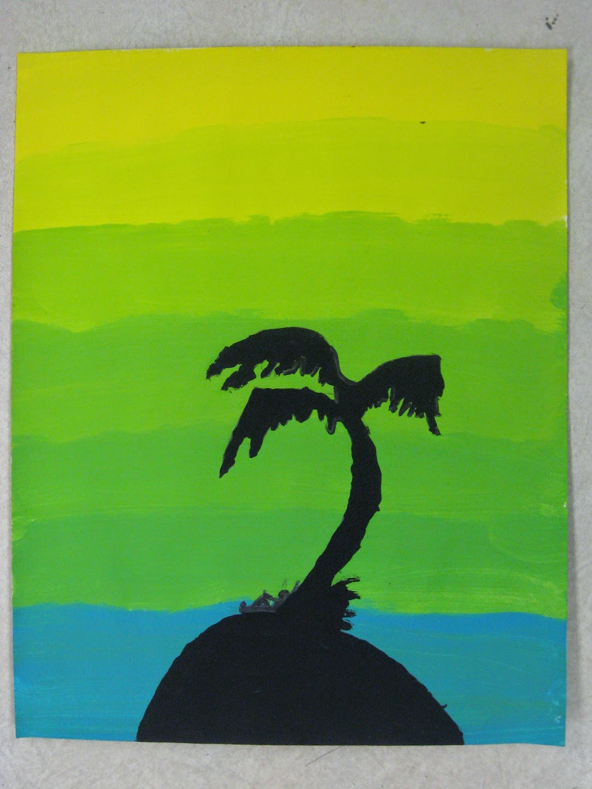 Miss Young's Art Room: 6th Grade Analogous Color Paintings