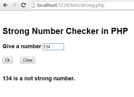 Free Programming Source Codes and Computer Programming Tutorials: Strong Number Checker in PHP