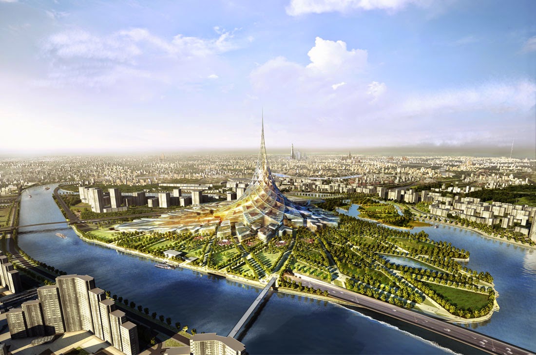 Amazing Skyscrapers .... Moscow’s Crystal Island