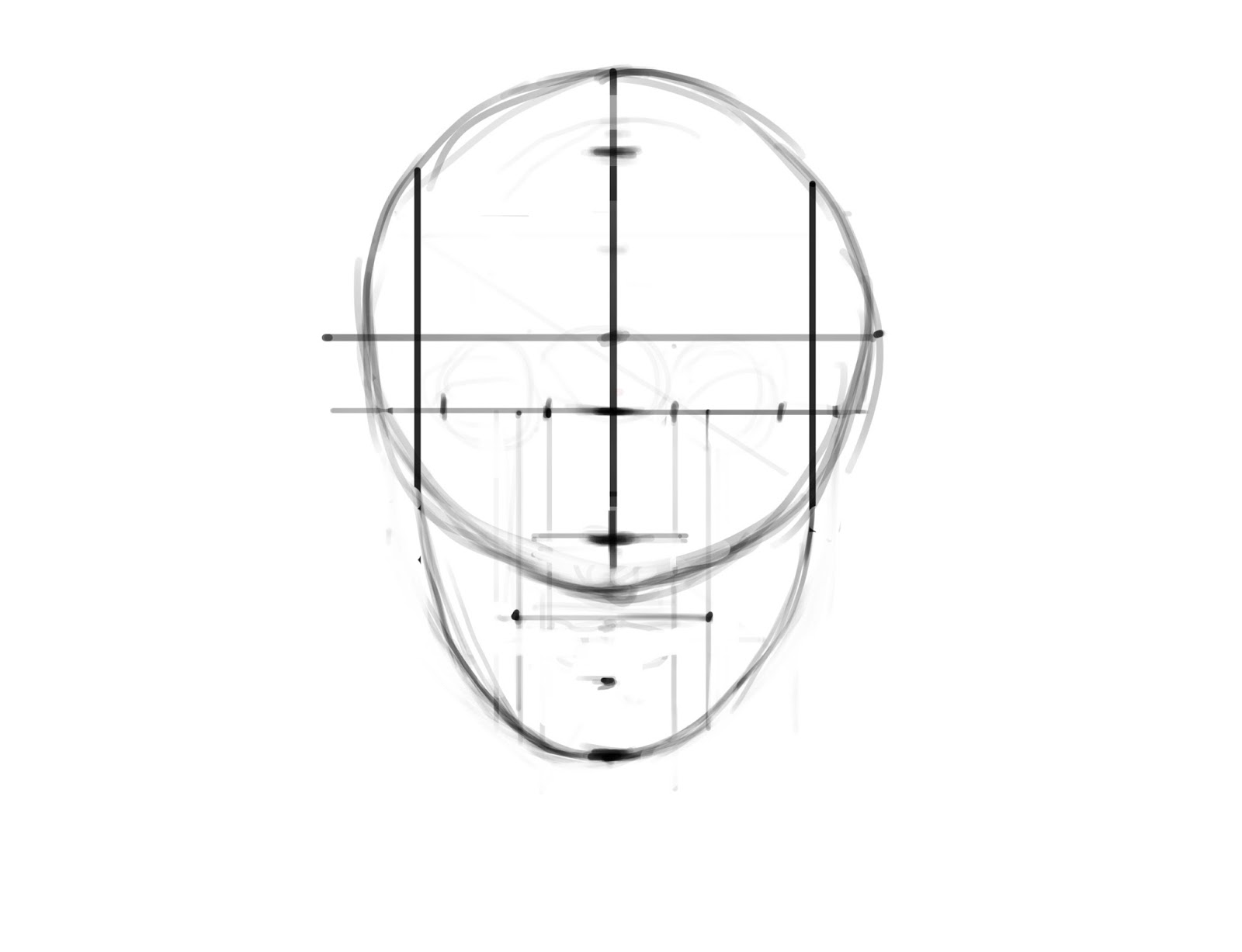 Tutorial #1 - drawing the human head