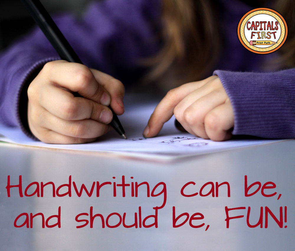 Capitals First! by Print Path: Tips For Reluctant Writers and Ways to ...