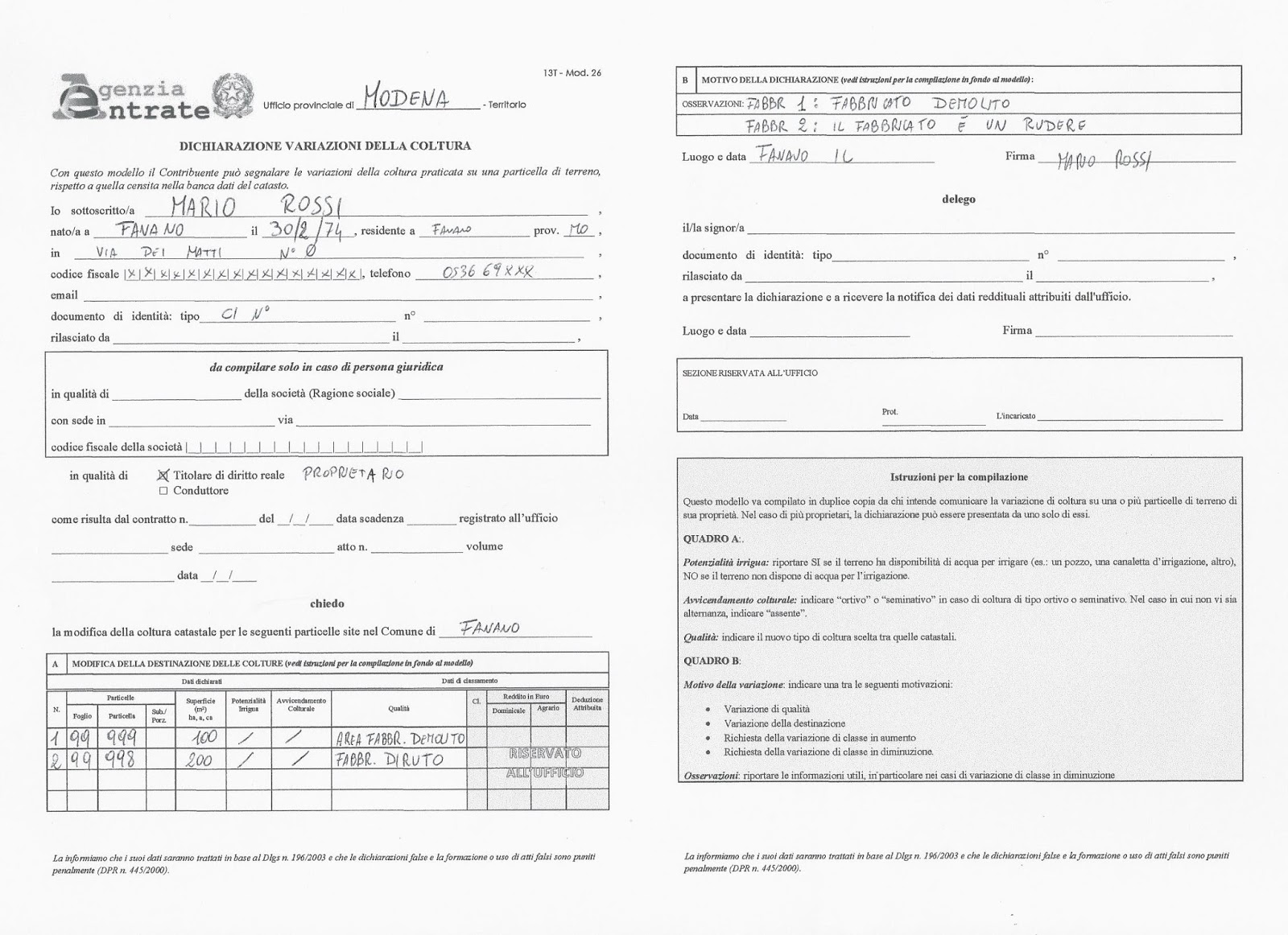 Lettera dal catasto? come fare?