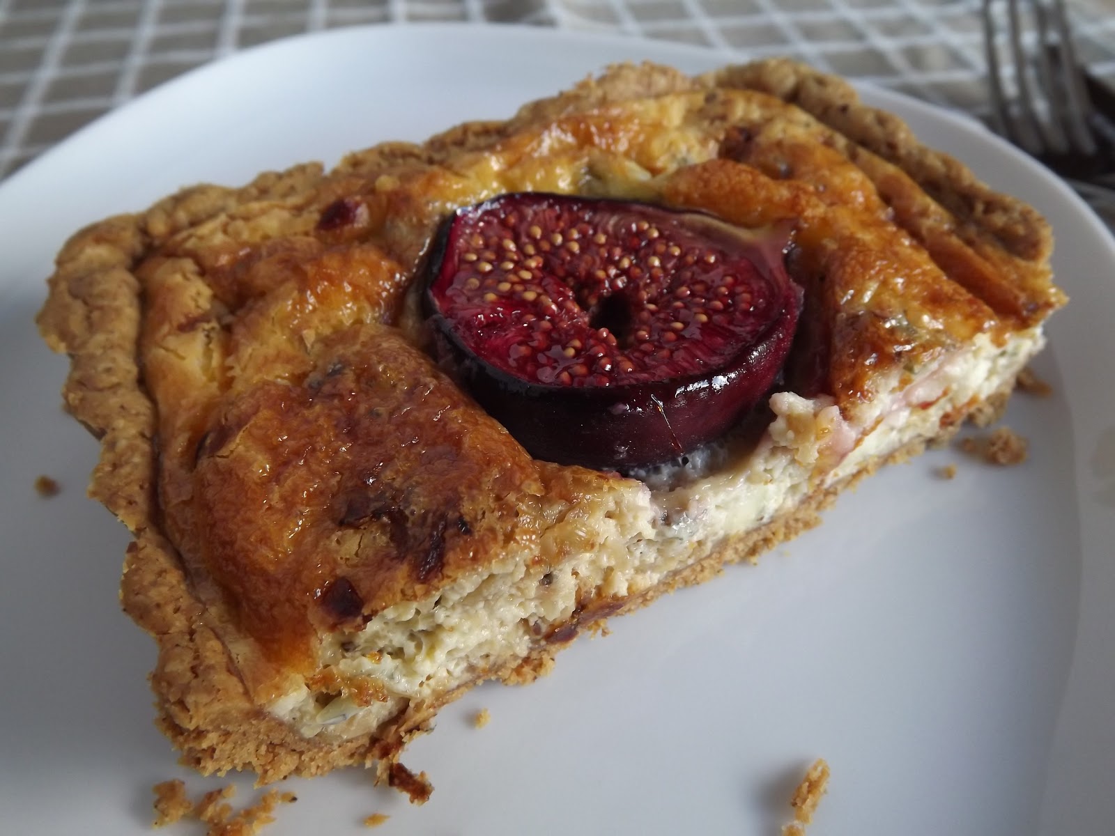 Walnut, Fig and Blue Cheese Tart