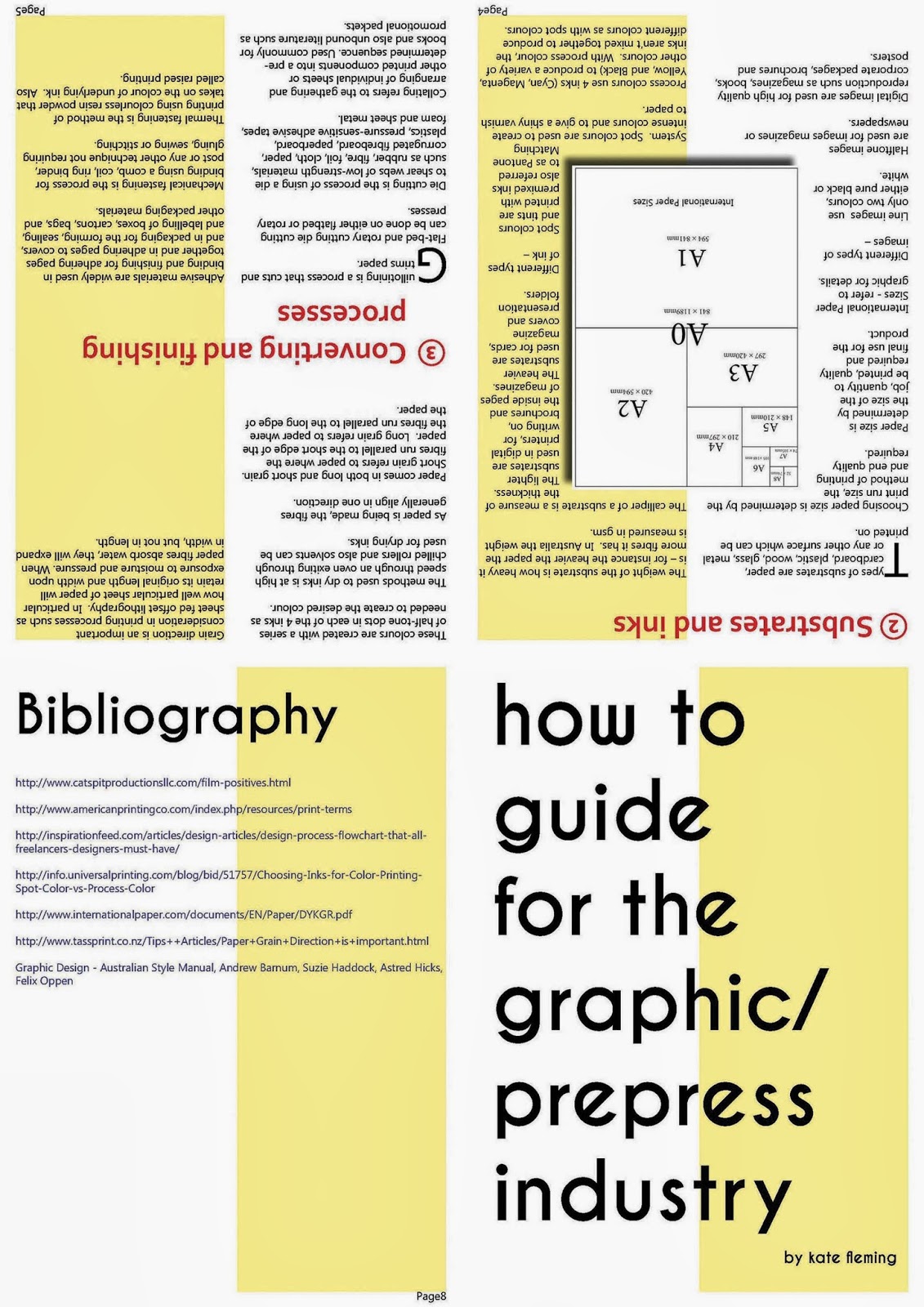 kate loves design: Prepress 3 - Assessment 01 Handbook