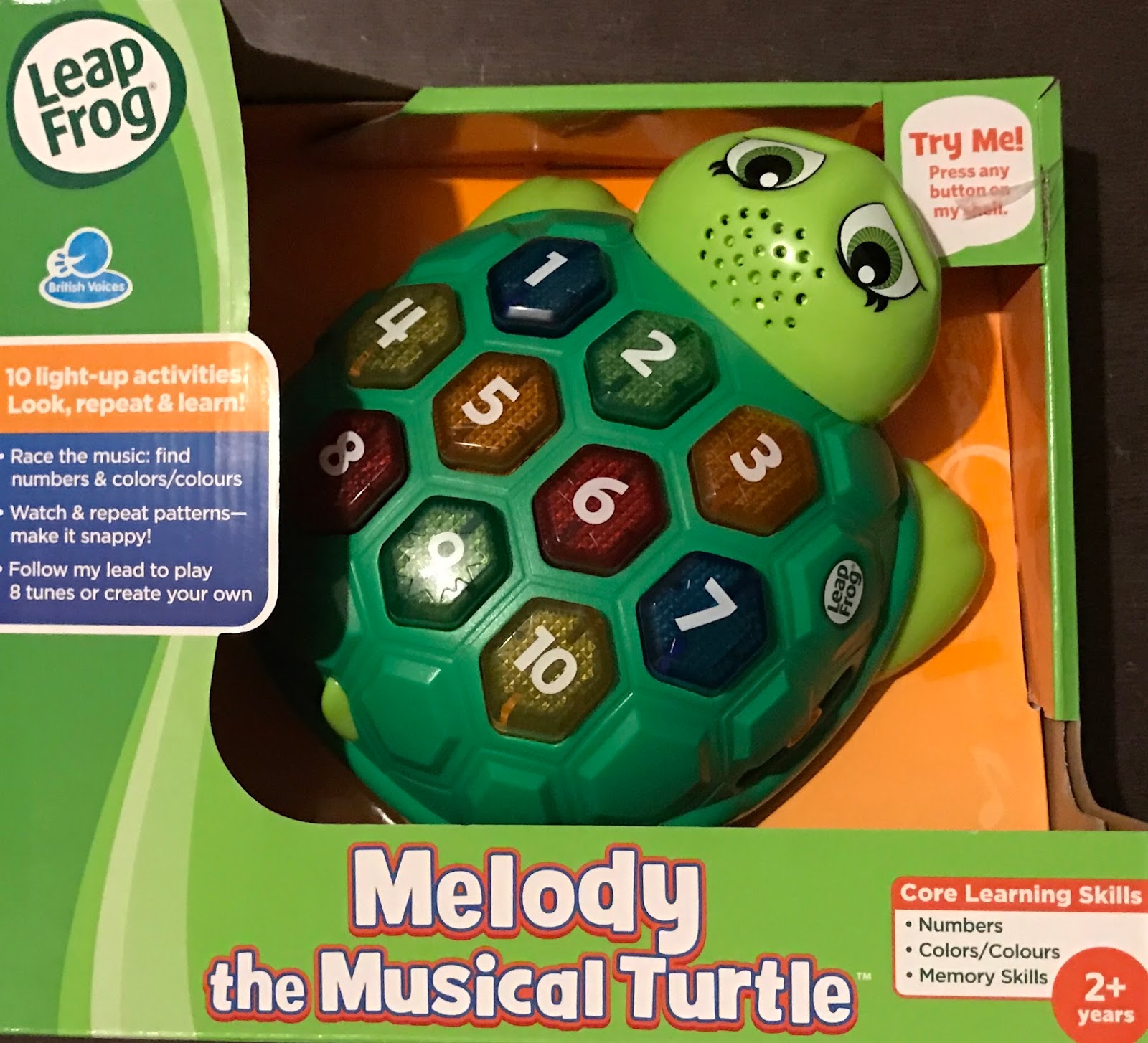 Review and Giveaway: Melody The Musical Turtle - Counting To Ten