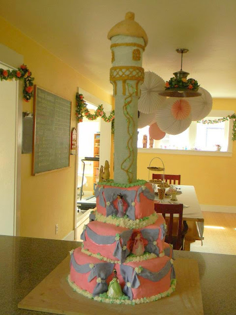 Darcy Cakes: Princess Cake with Rapunzel Tower