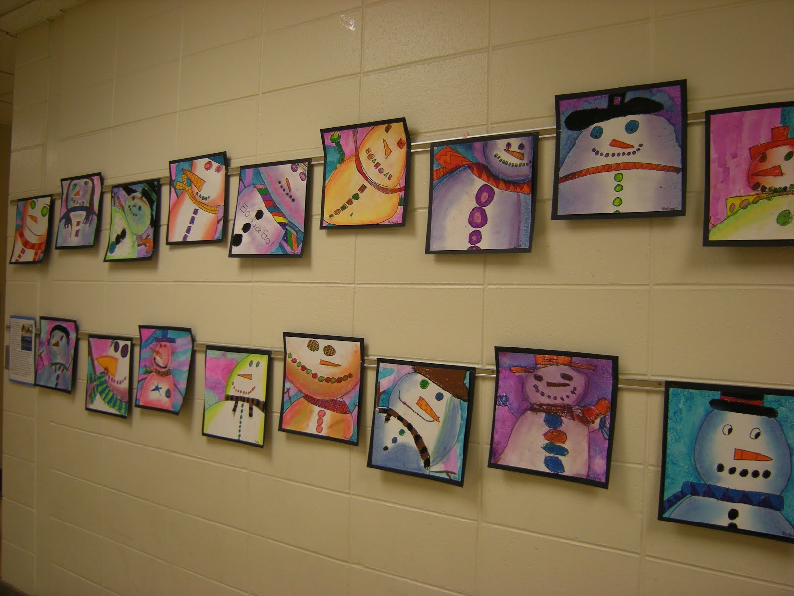 WHAT S HAPPENING IN THE ART ROOM 3rd Grade Snowmen