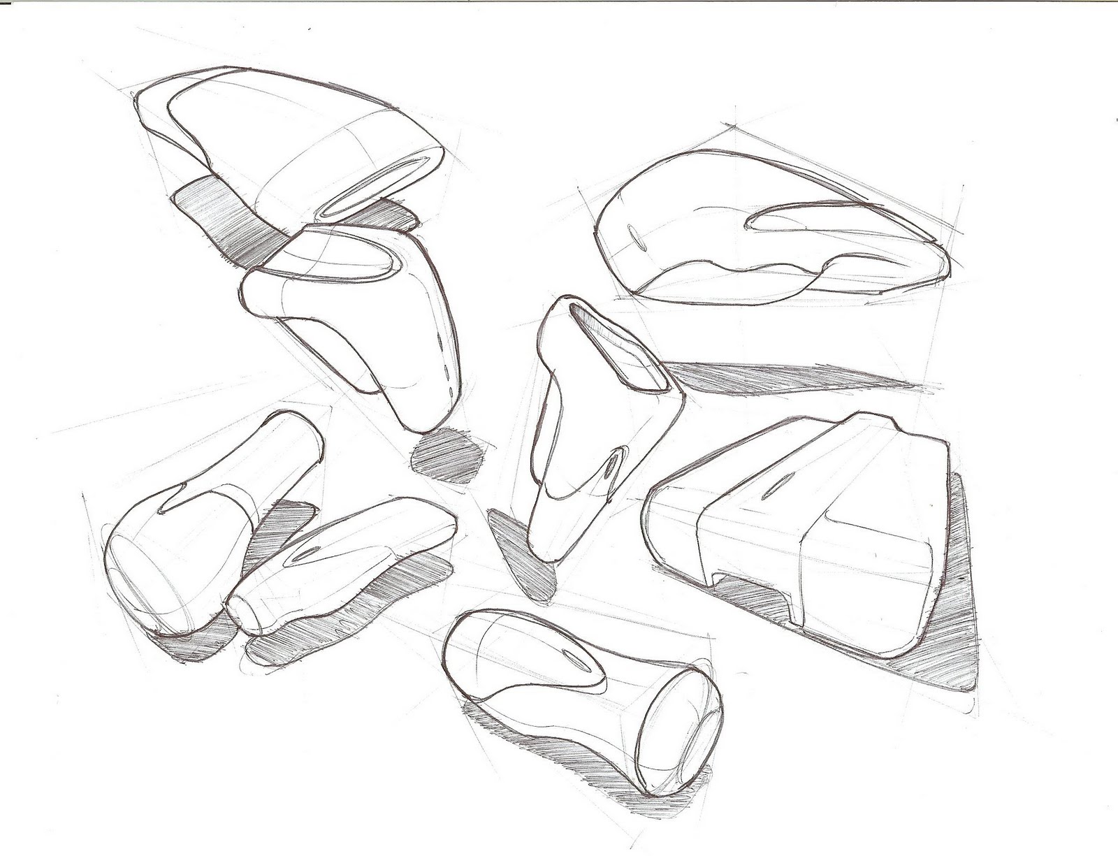 My sketch journal: random shapes